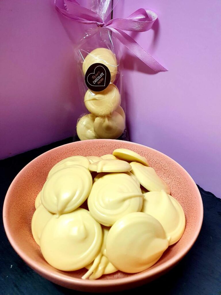 White Chocolate Buttons – Rosie's Chocolate Factory